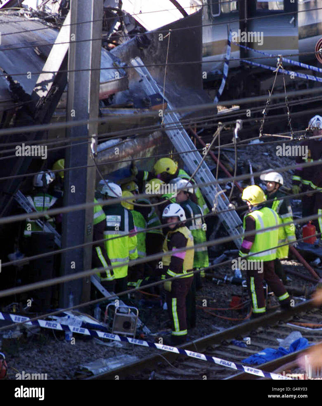 RAIL Crash/Scene 6 Stock Photo - Alamy