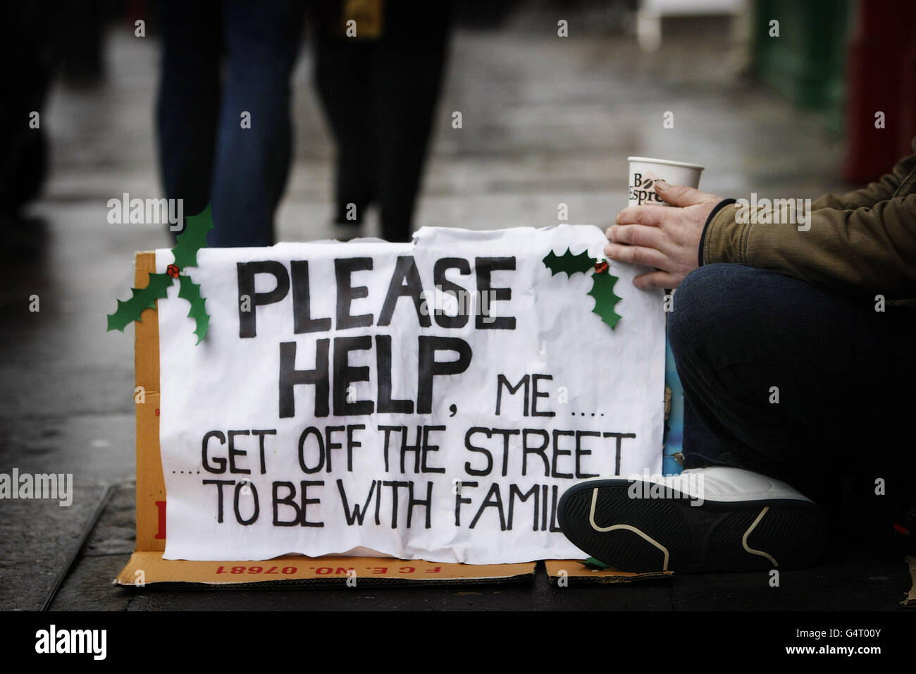 Begging in dublin hi-res stock photography and images - Alamy