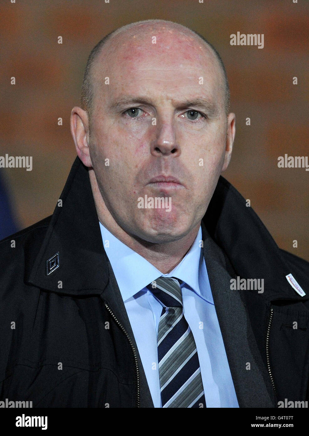 Blackburn Rovers manager Steve Kean during the Barclays Premier League ...