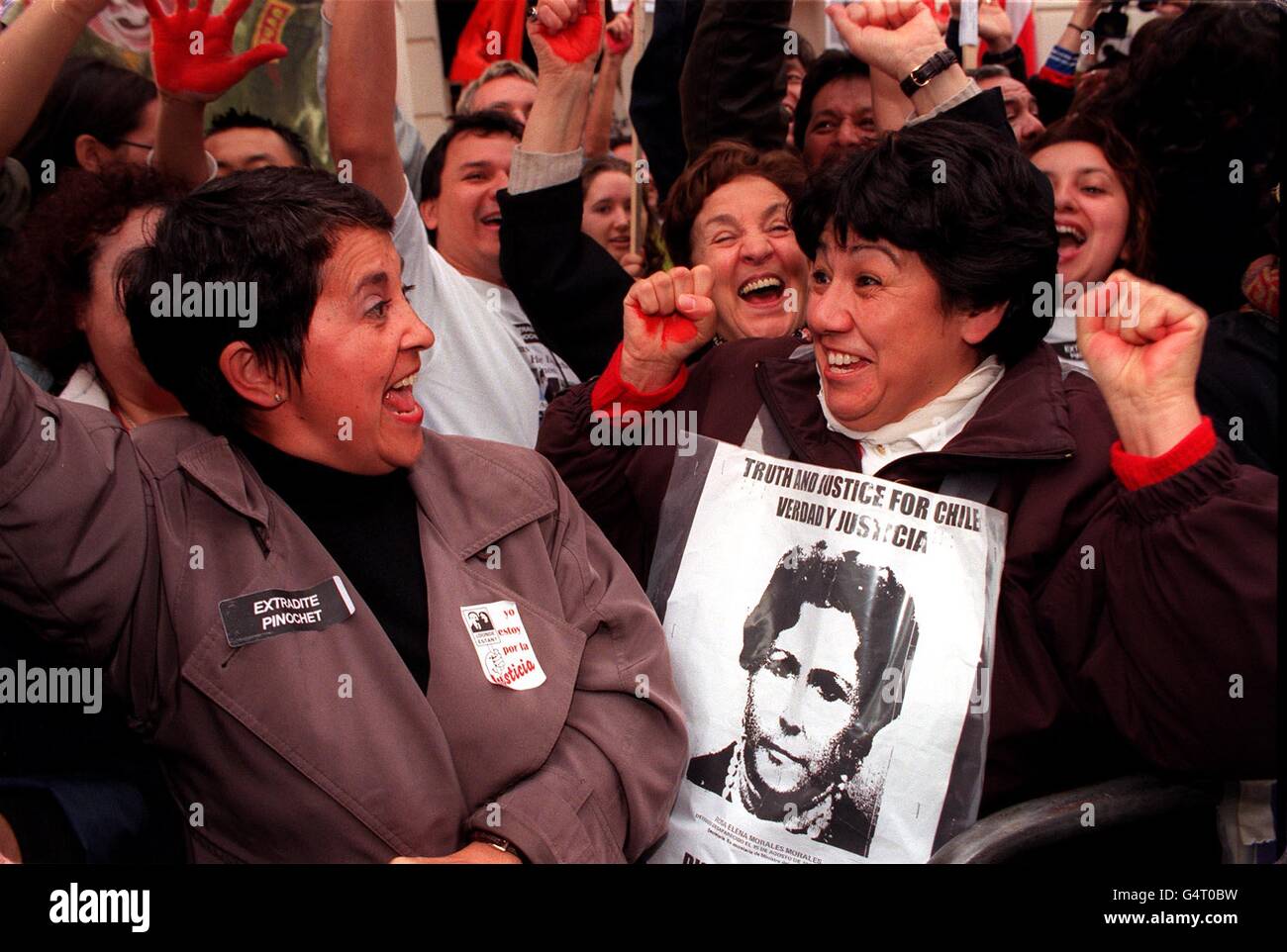 1 2 half length smiling arm raised smiling sign laughing protest hi-res ...