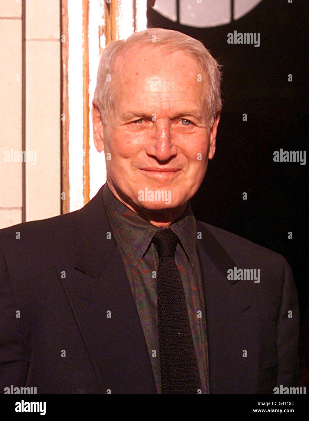 Film star Paul Newman, 74, looks relaxed as he emerges from a 30-minute ...