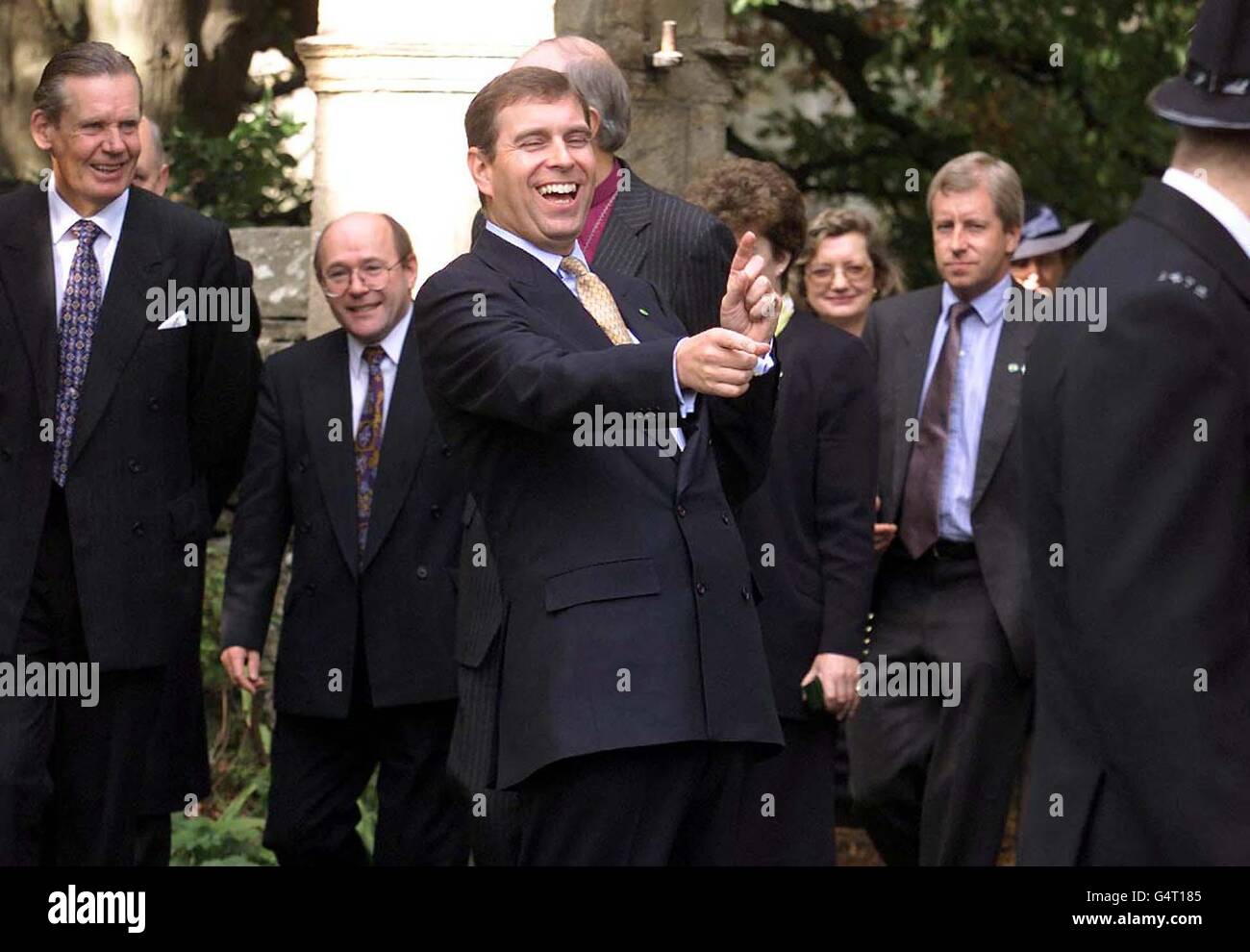 Laughing royal duke of york prince andrew hi-res stock photography and ...