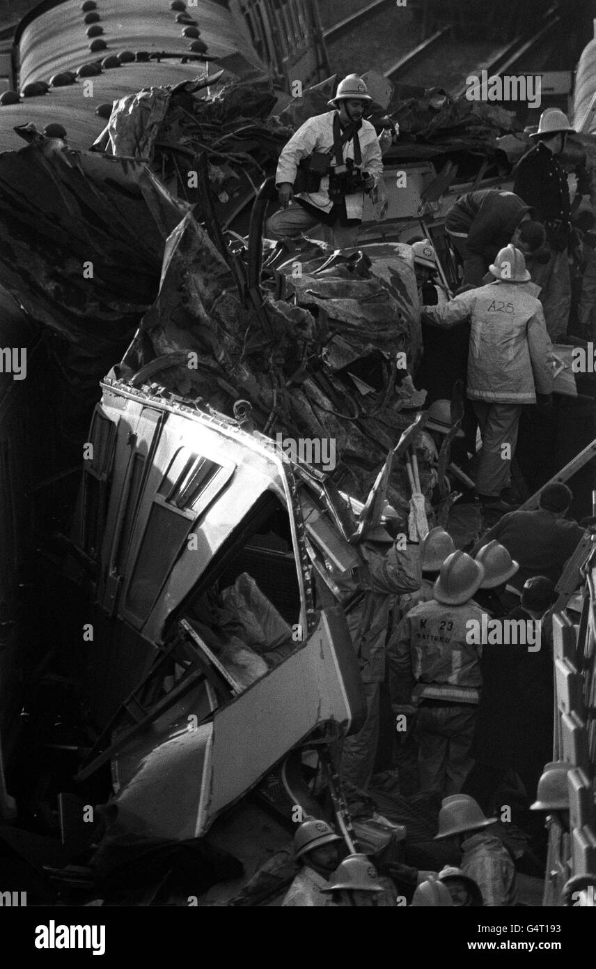 Clapham Junction Rail Crash High Resolution Stock Photography and ...