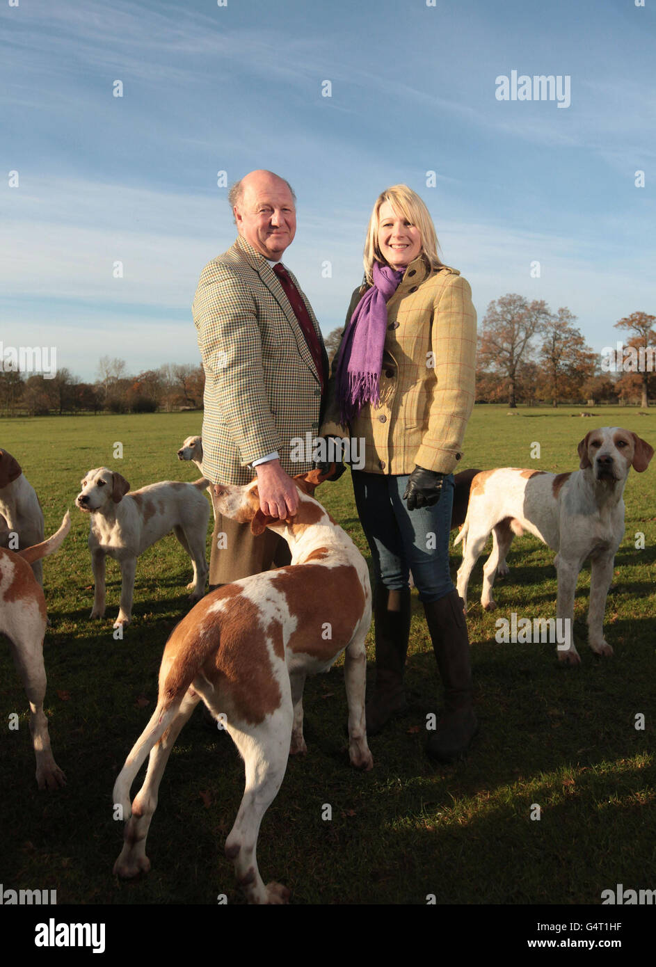 Agriculture Minister Jim Paice with Alice Barnard, the Chief Executive ...