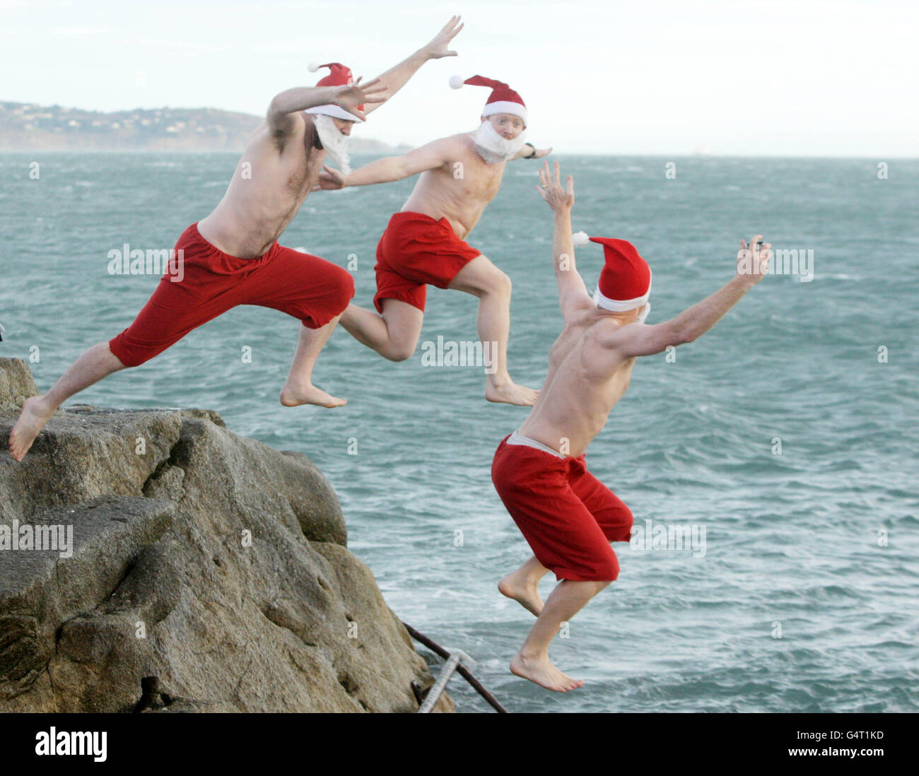 STANDALONE Photo. Hundreds of people at the annual Forty Foot Christmas ...