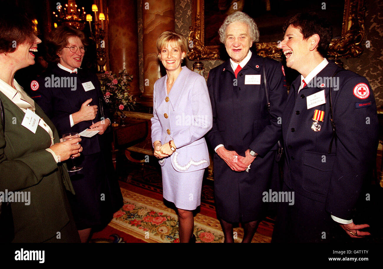 At buckingham palace reception for members of the emergency services hi ...