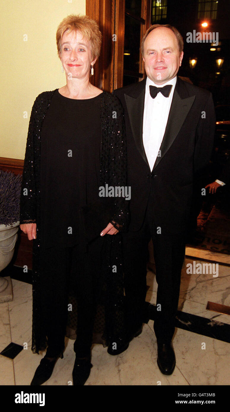 Tv presenter Clive Anderson arrives with his wife, Jane at the ...