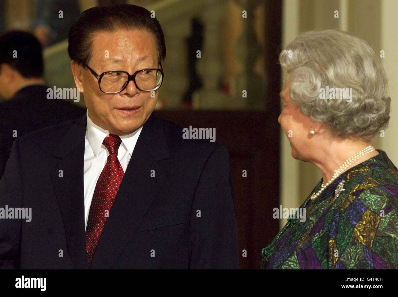 Jiang Zemin visit Stock Photo - Alamy