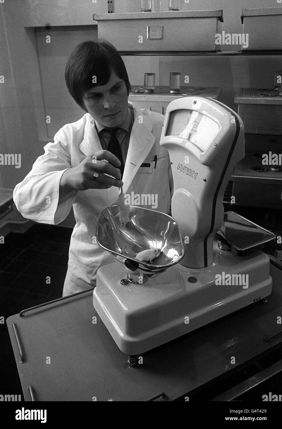 Peter Blake, an animal attendent in the animal holding unit of the ...
