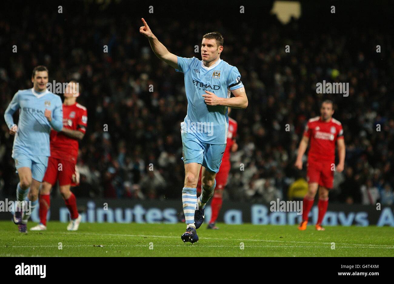 James milner liverpool celebration hi-res stock photography and images ...