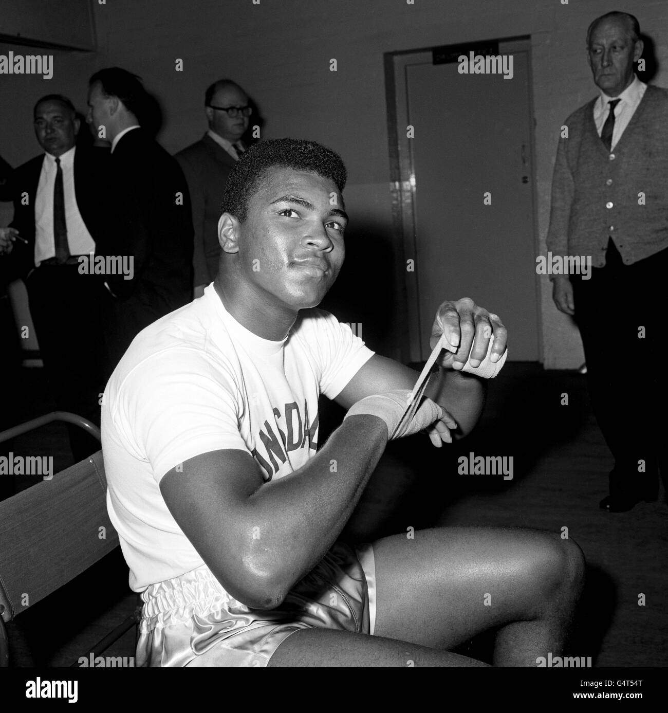 Muhammad Ali, then known as Cassius Clay Stock Photo - Alamy