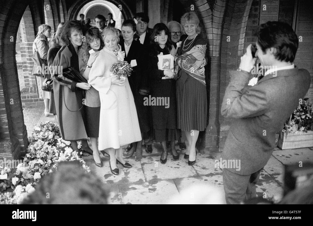 One for the Redgrave family album at the funeral of Sir Michael ...