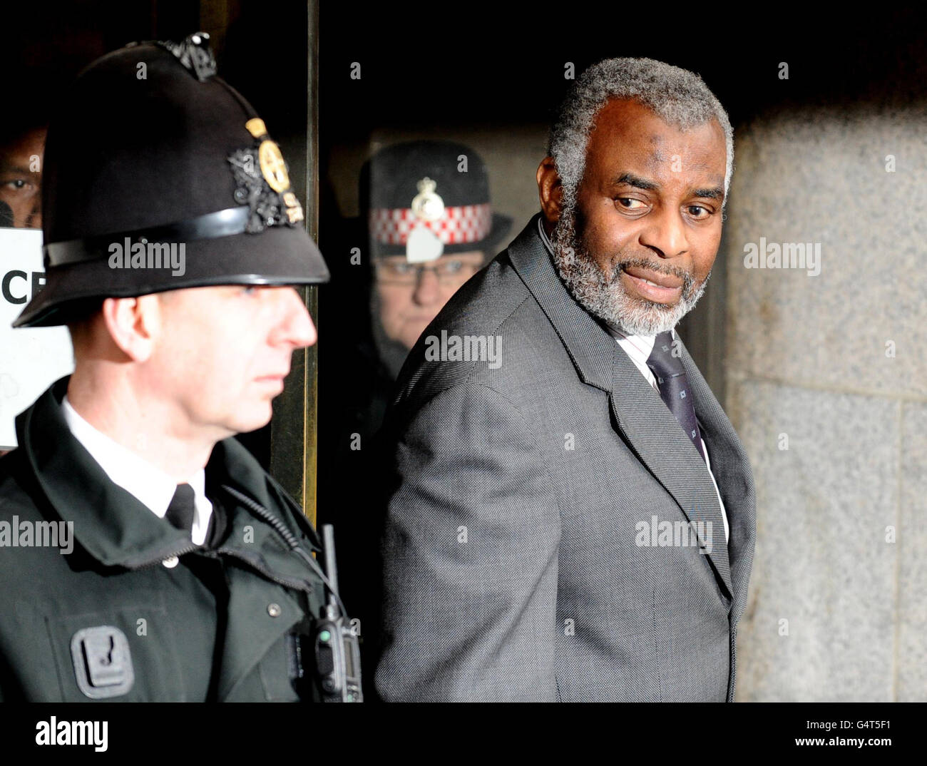 Stephen Lawrence's father Neville Lawrence leaves the Old Bailey in ...