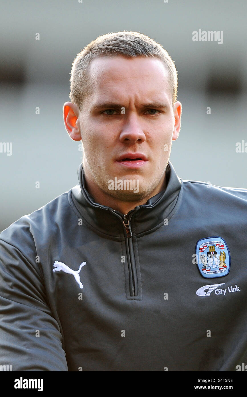 Coventry citys chris hussey during the warm up hi-res stock photography ...