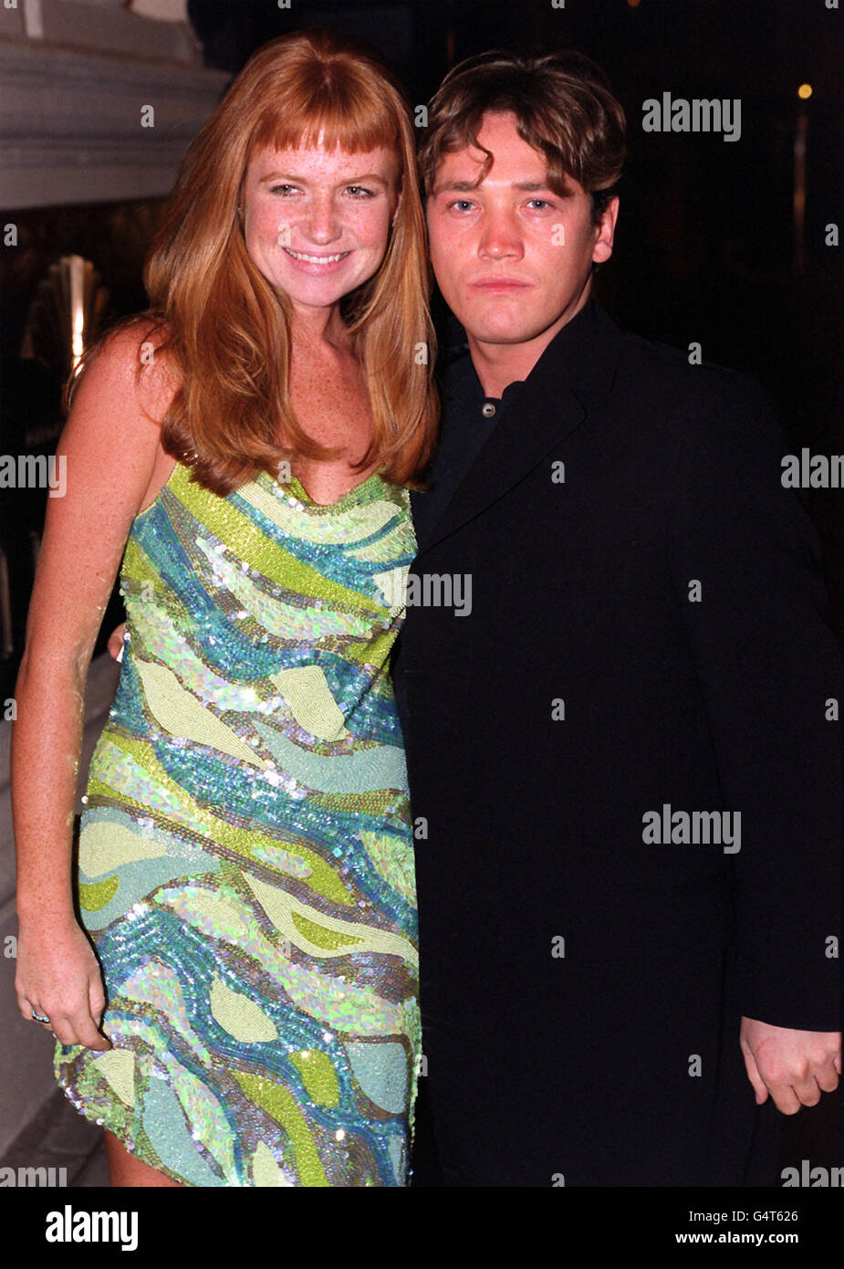 Former Eastender's actress Patsy Palmer, with her soap husband Sid Owen ...
