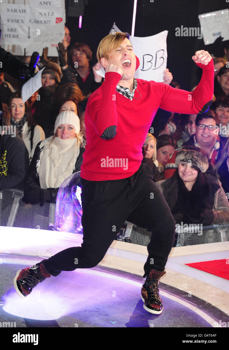 Andrew Stone enters the Celebrity Big Brother House at Elstree Studios ...