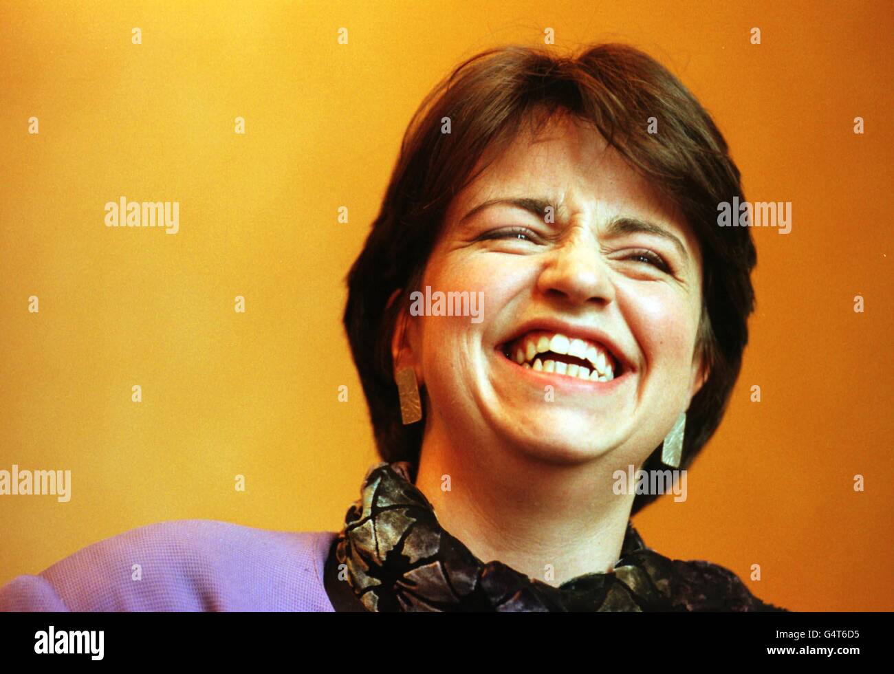 Scottish Executive minister for communities, Wendy Alexander during a ...