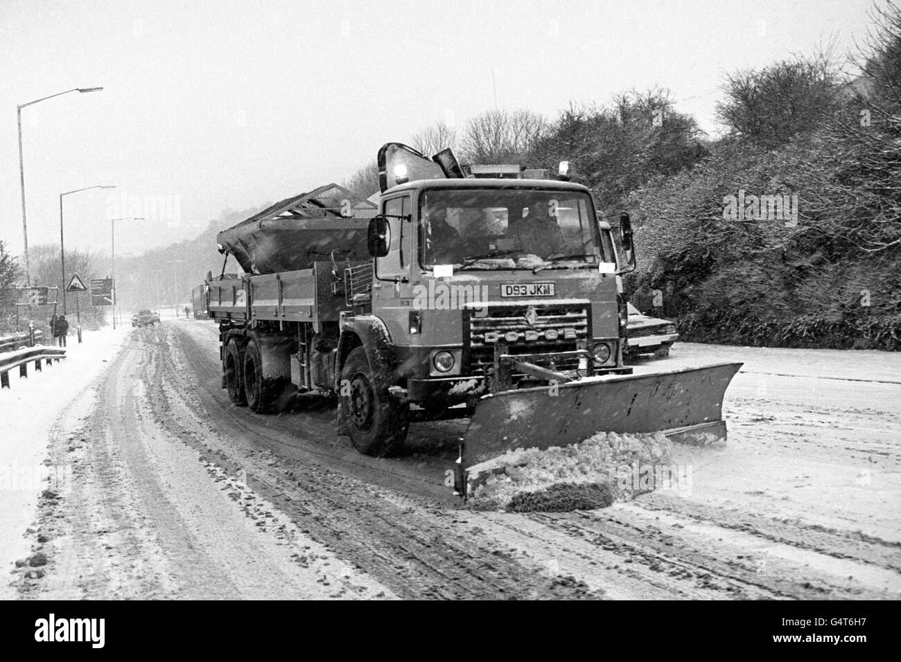 England snow 1980s hi-res stock photography and images - Alamy