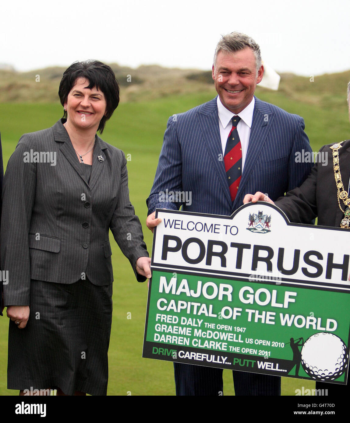 Royal portrush announcement hi-res stock photography and images - Alamy