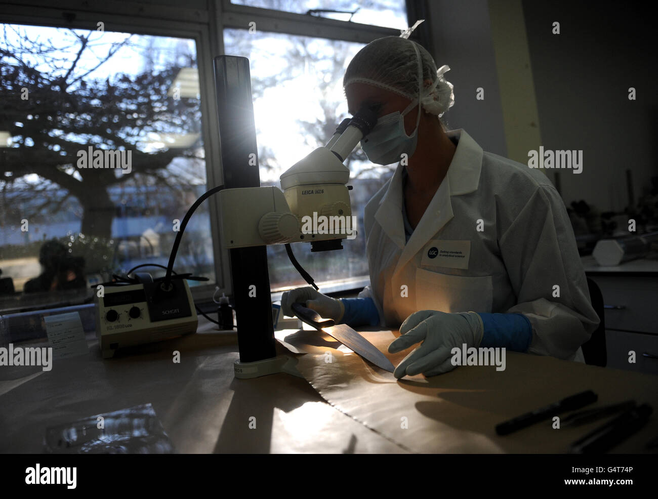 Microscope microscope gv general view hi-res stock photography and ...