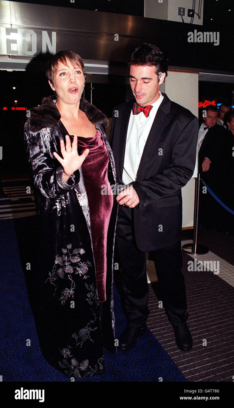 Actress emma thompson with partner greg wise hi-res stock photography ...