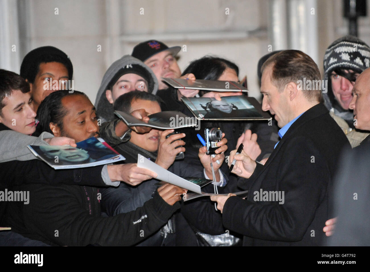 Coriolanus UK Premiere - London Stock Photo - Alamy