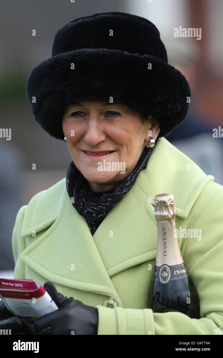 Wife of the late Ginger McCain, Beryl McCain at Bangor-On-Dee ...