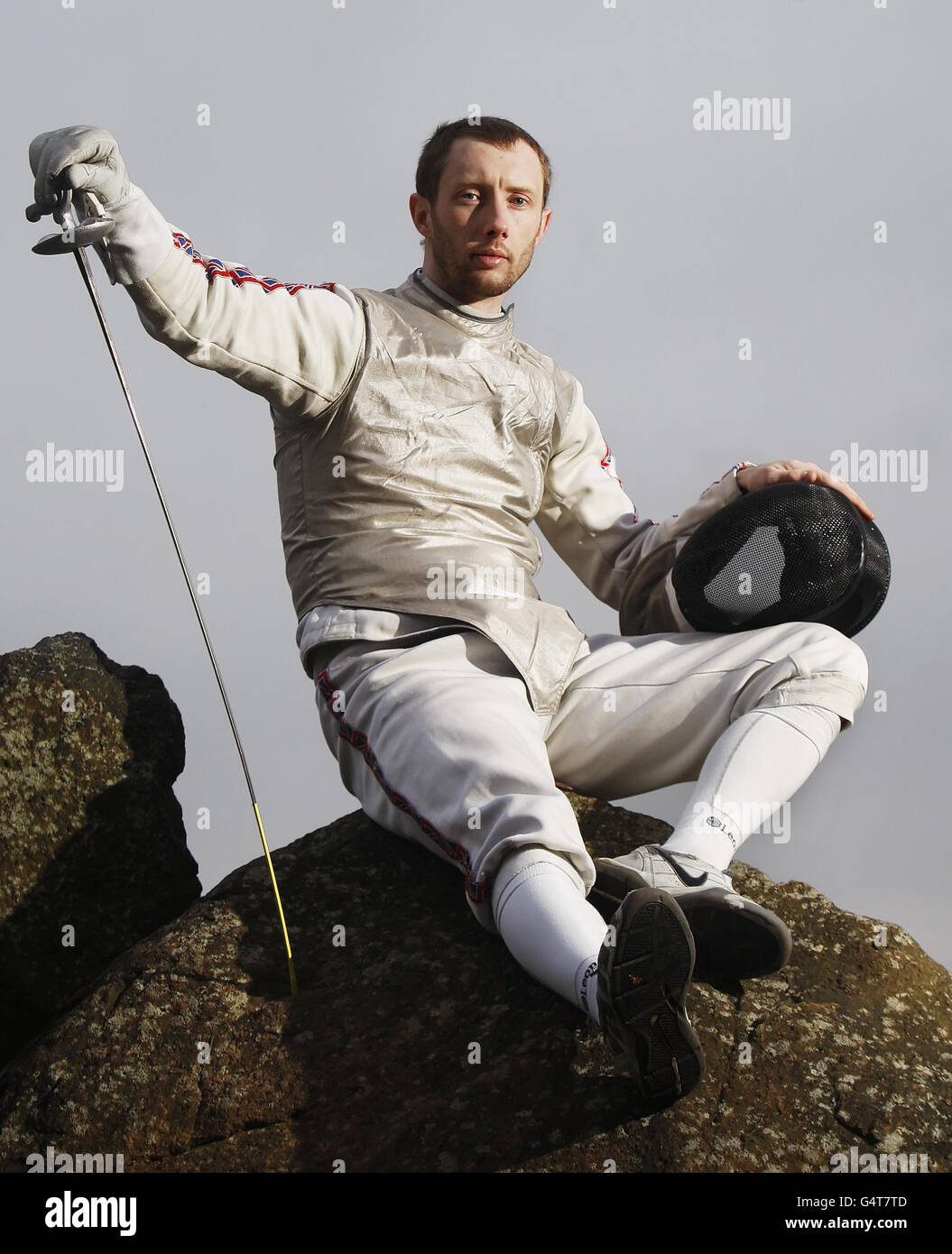 British Olympic fencing hopeful Keith Cook on Arthur's Seat in ...