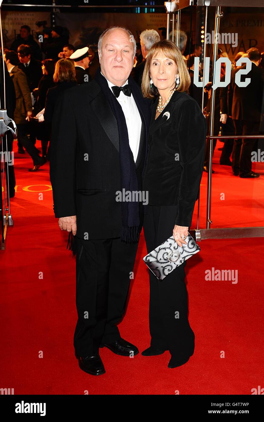 Harvey Goldsmith and his wife Dianne arriving for the UK premiere of ...