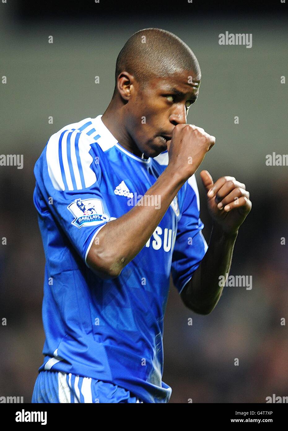 Chelsea's Ramires celebrates scoring their third goal of the game Stock ...