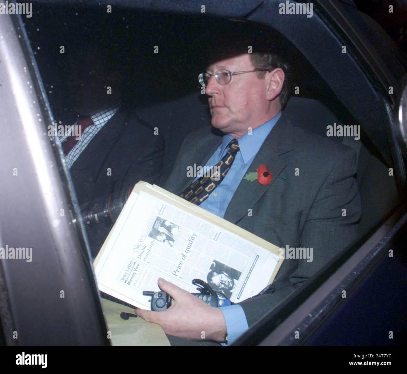Unionist leader david trimble met inside hi-res stock photography and ...