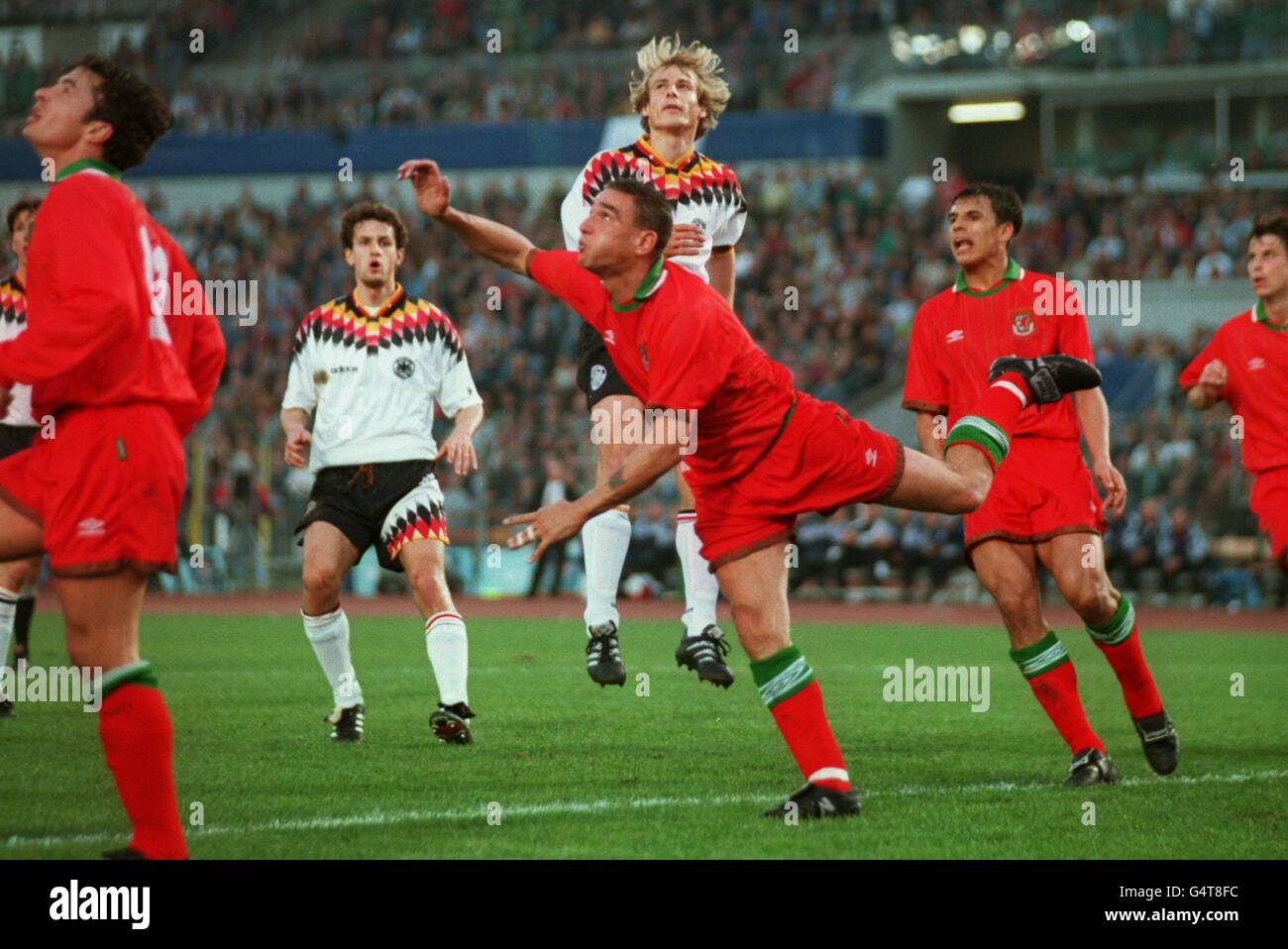 EURO 96 QUALIFIER SOCCER Stock Photo - Alamy