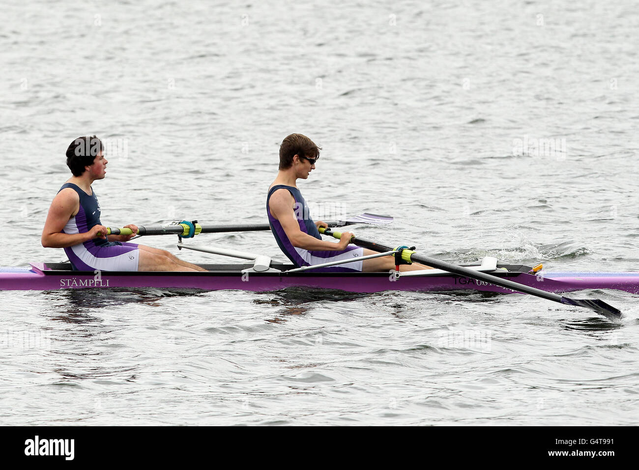 Ronan Murphy and Ross Urquhart of Glasgow Academy Rowing Club win the ...