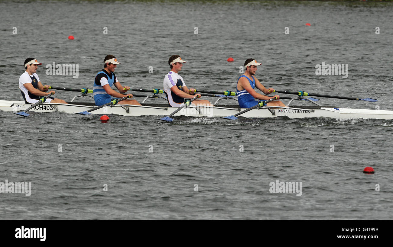 Royal Chester RC and Runcorn Rowing Club's Sam Edwards, Laistair Hudson ...