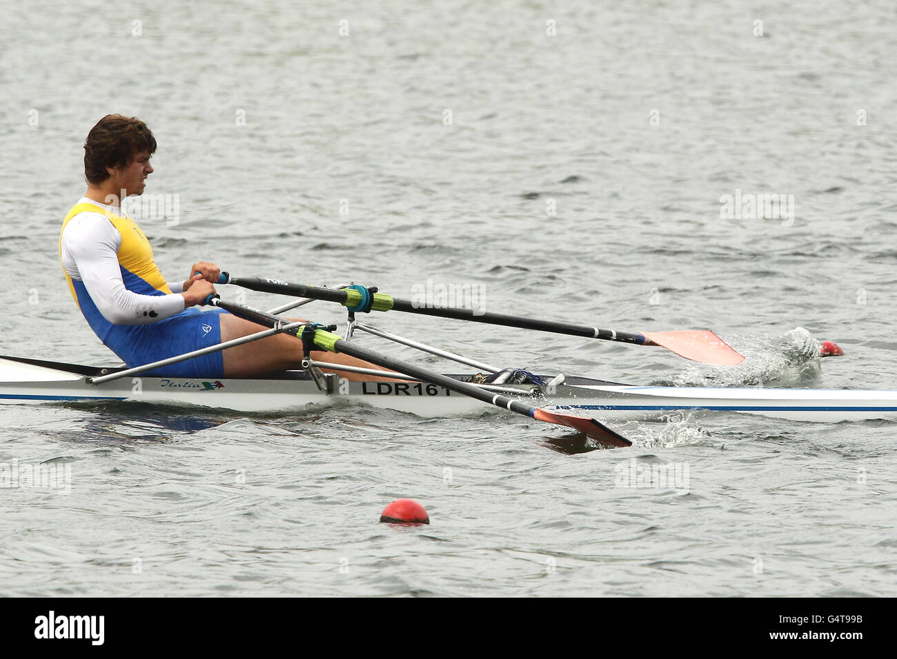 Peterborough Rowing Club's Edward Rippon during the Open Junior Single ...