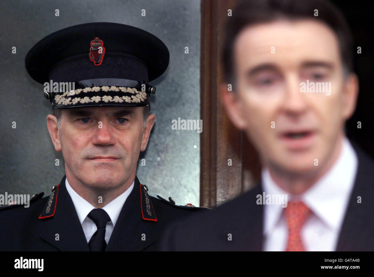 RUC (Royal Ulster Constabulary) Chief Constable Sir Ronnie Flanagan ...