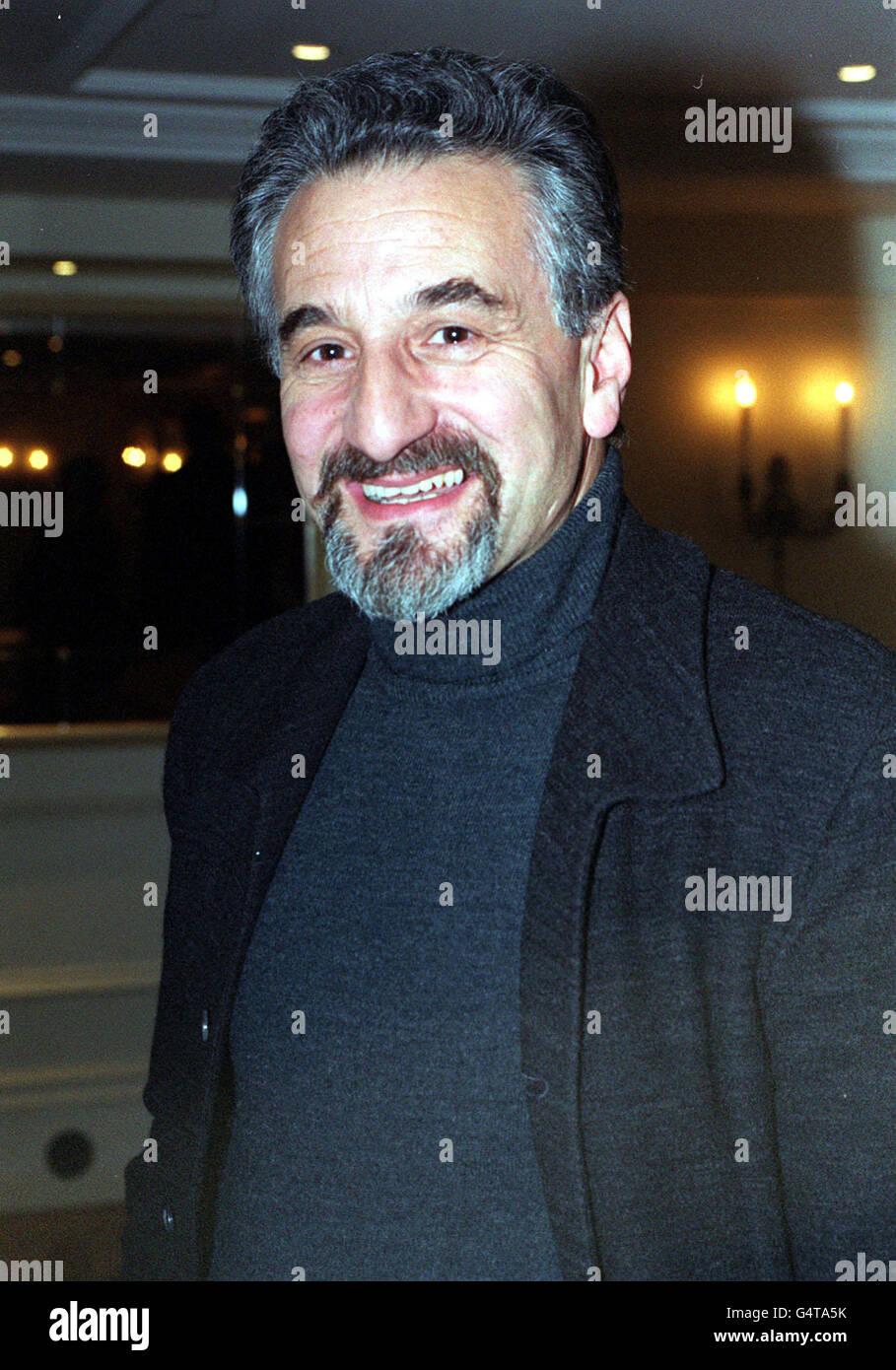 Actor henry goodman 1999 evening standard theatre awards savoy hotel hi ...