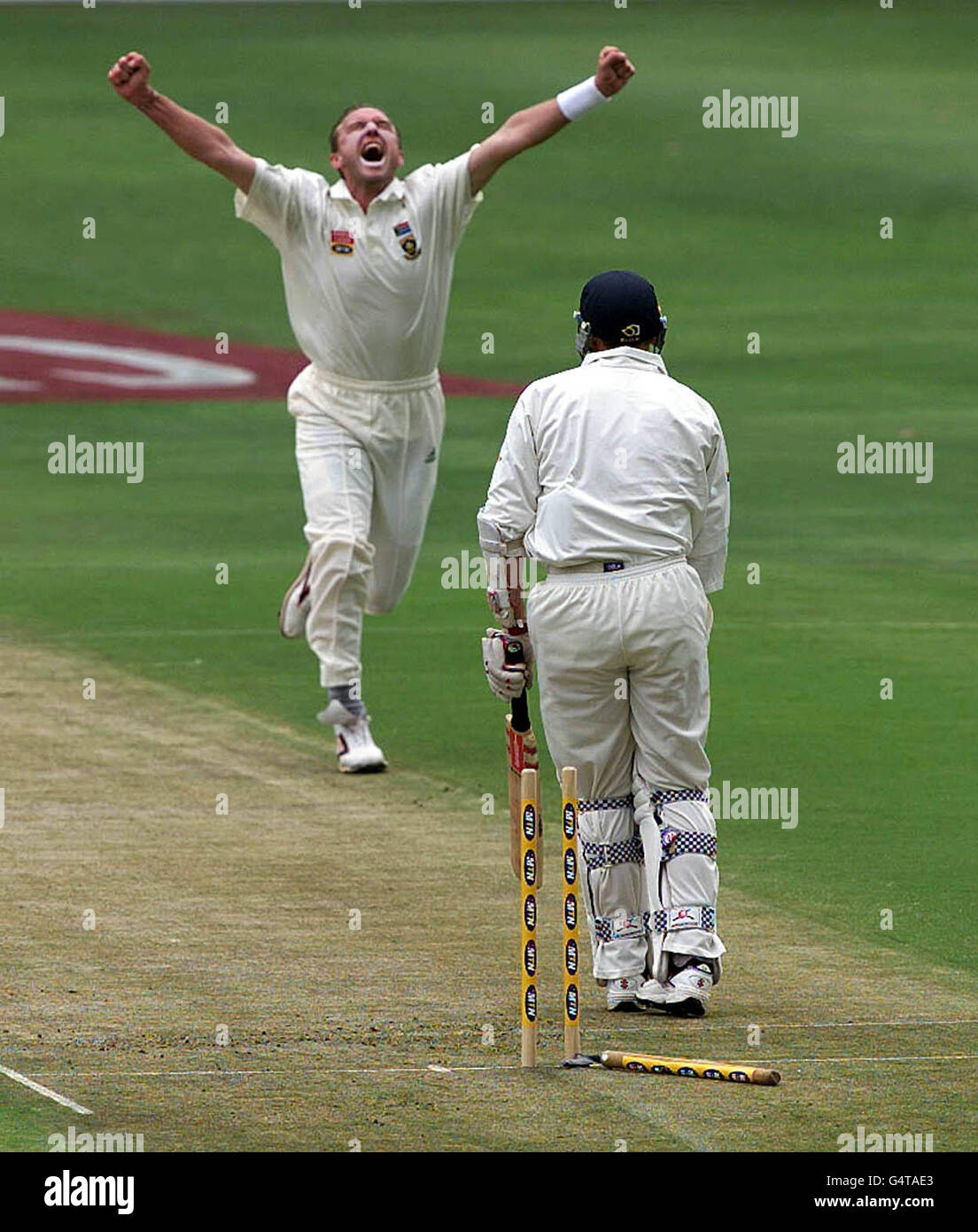 Alan Donald celebrates Stock Photo - Alamy