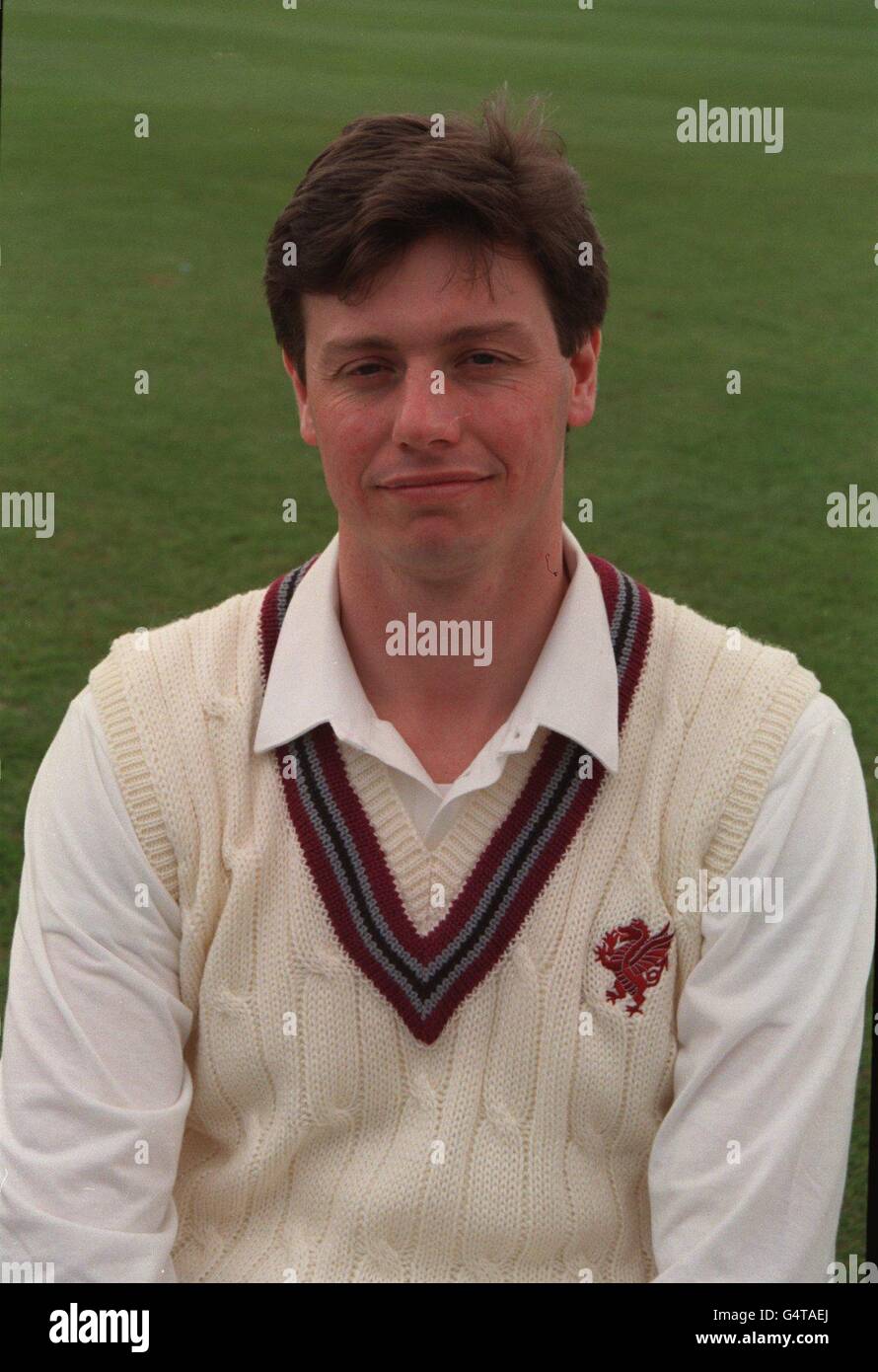 CRICKET PHOTO CALL. Graham Rose - Somerset Stock Photo - Alamy