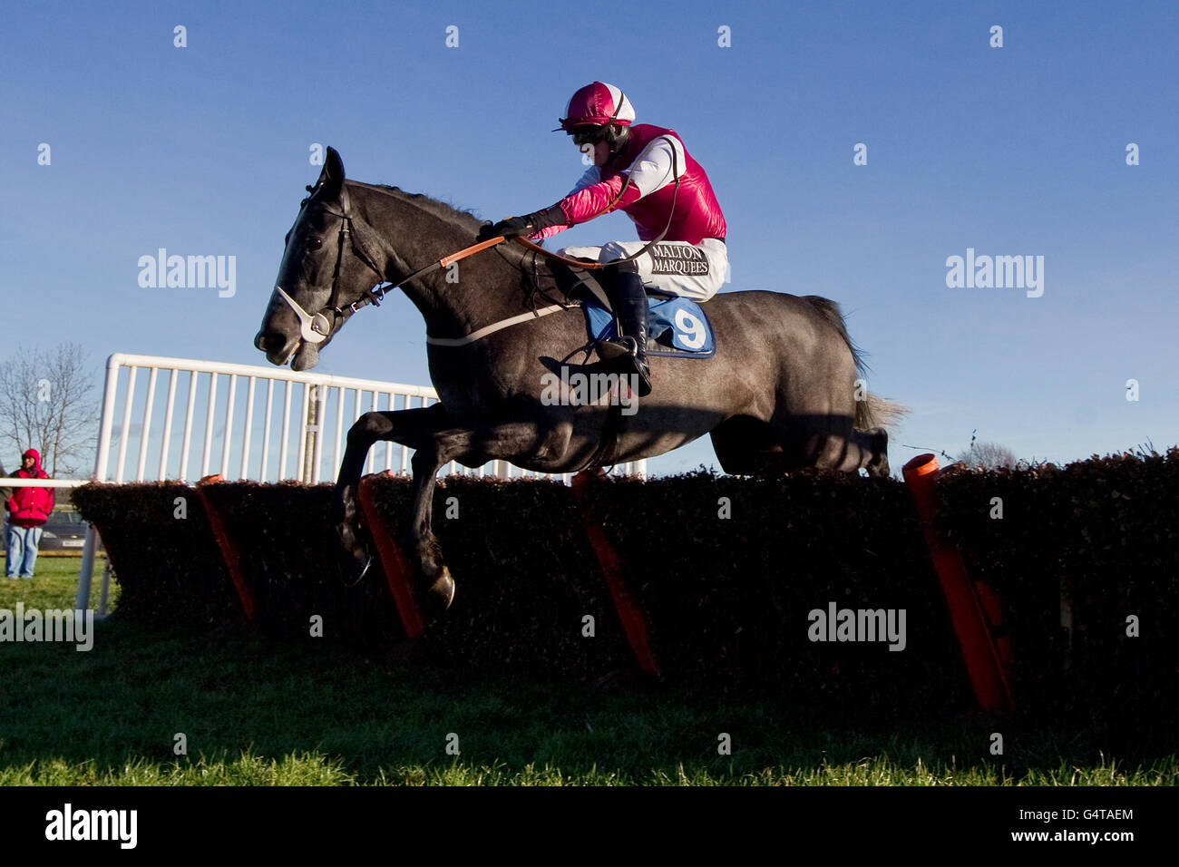 Horse Racing - Catterick Bridge Stock Photo - Alamy