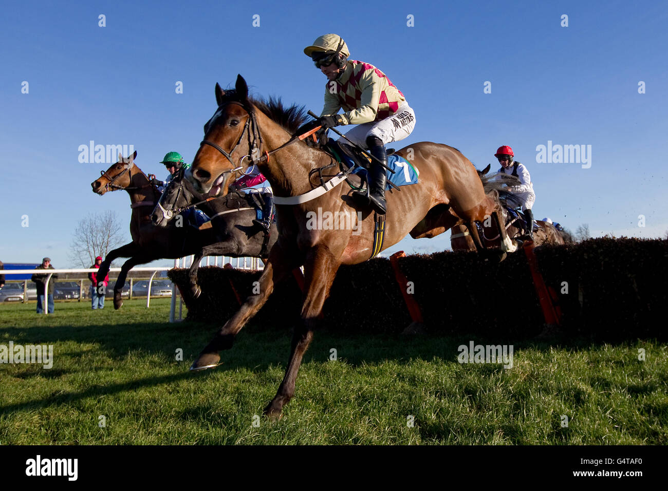 Horse Racing - Catterick Bridge Stock Photo - Alamy