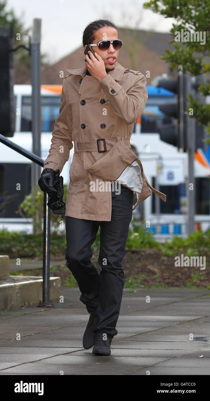 Rapper Santos court appearance. Aggro Santos, 22, arrives at Chichester ...