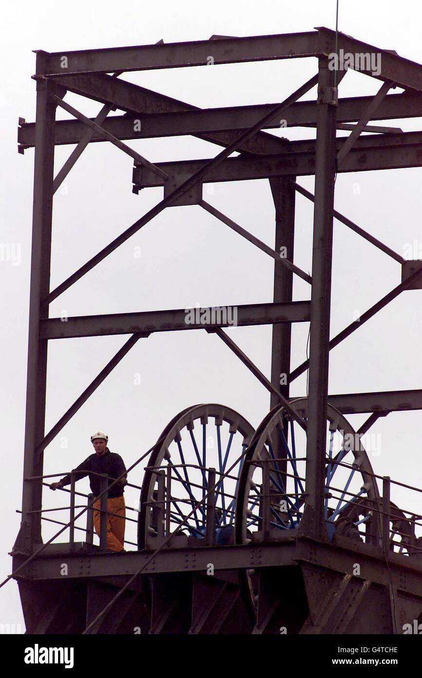 Ellington colliery miner hi-res stock photography and images - Alamy