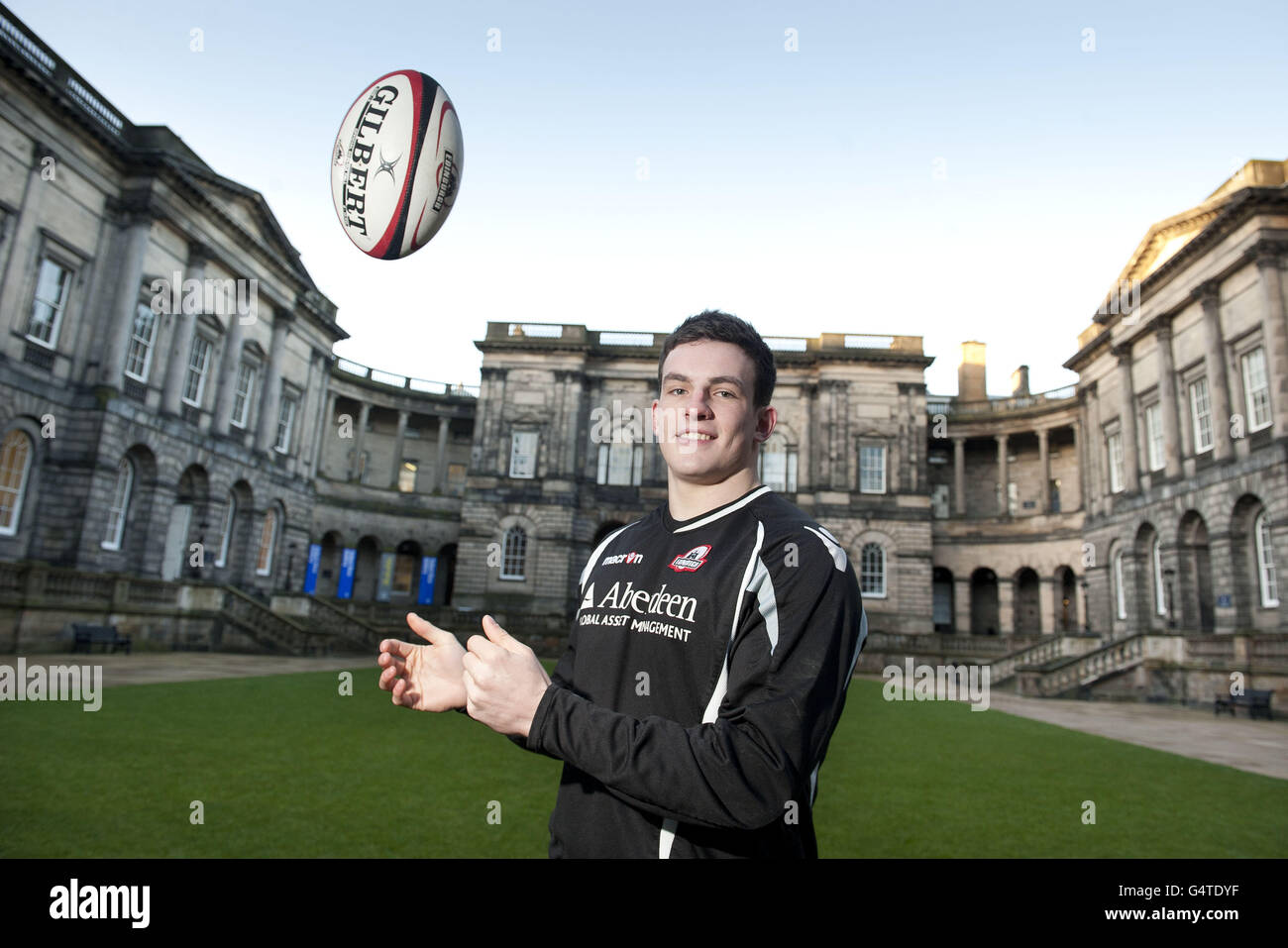 Edinburgh's Matthew Scott celebrates his contract extension with a cut ...