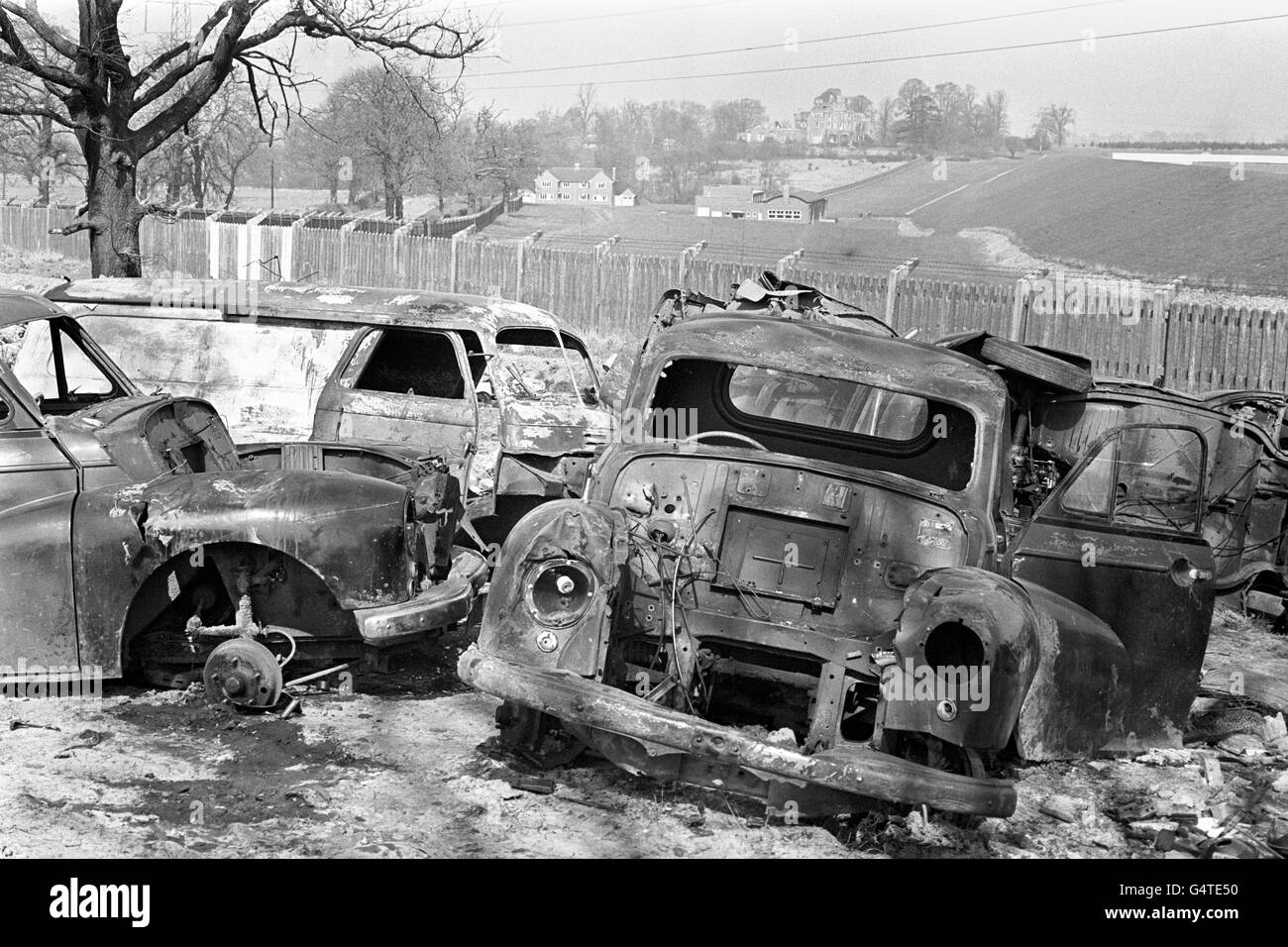 Motoring - Scrapped Cars Feature - London Stock Photo - Alamy