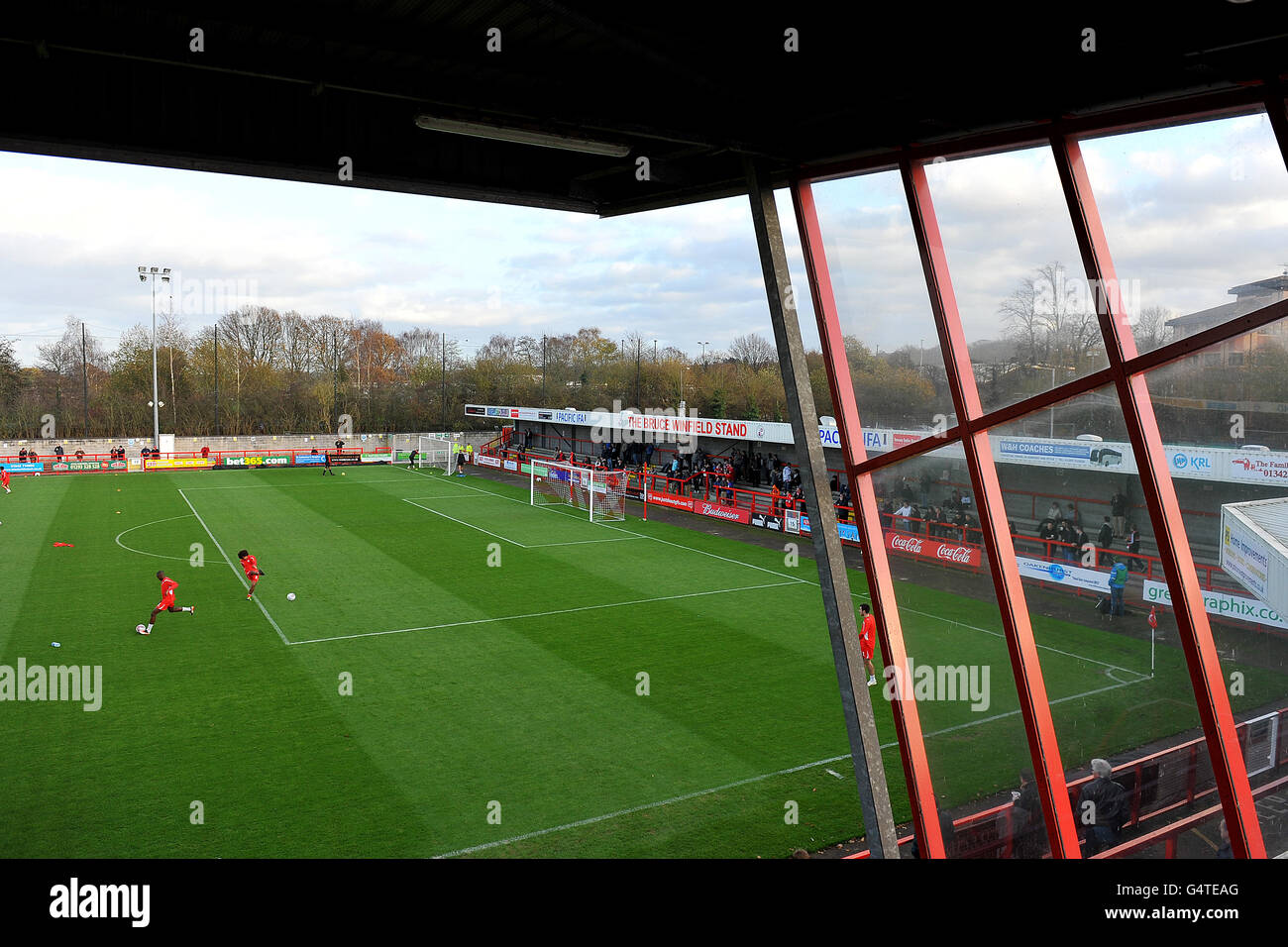 General view broadfield stadium hi-res stock photography and images - Alamy