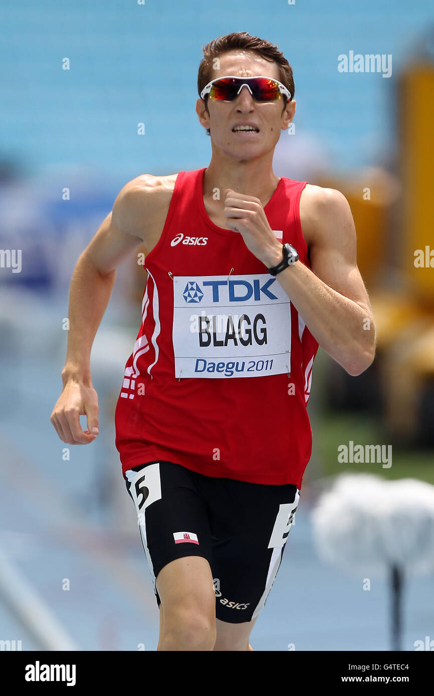 Gibraltars richard blagg during the mens 800m heats hi-res stock ...