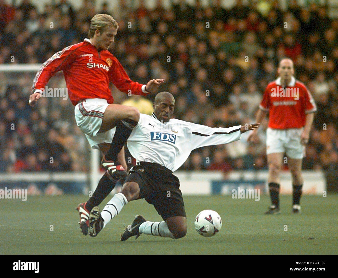 Soccer/Derby v Man Utd Stock Photo - Alamy