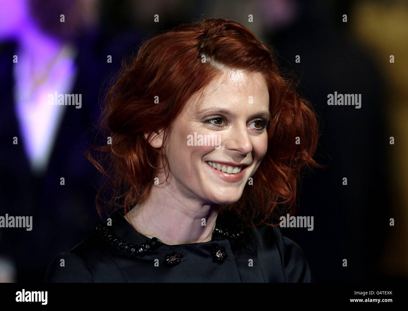 Emilia Fox arriving for the UK premiere of W.E. at the Odeon Kensington ...