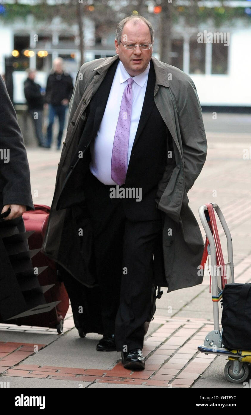 Barrister David Friesner arrives at Leeds Crown Court where he is ...